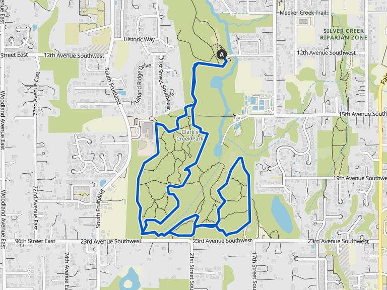 Puyallup Loop Trail — Clark's Creek Park | hike | Komoot